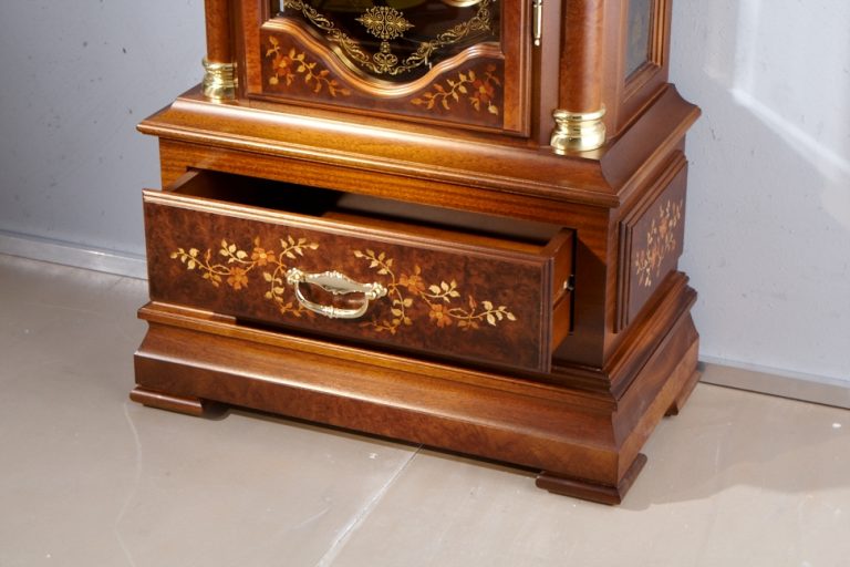 Unique German Grandfather Clock, handmade by LEPPER in Germany